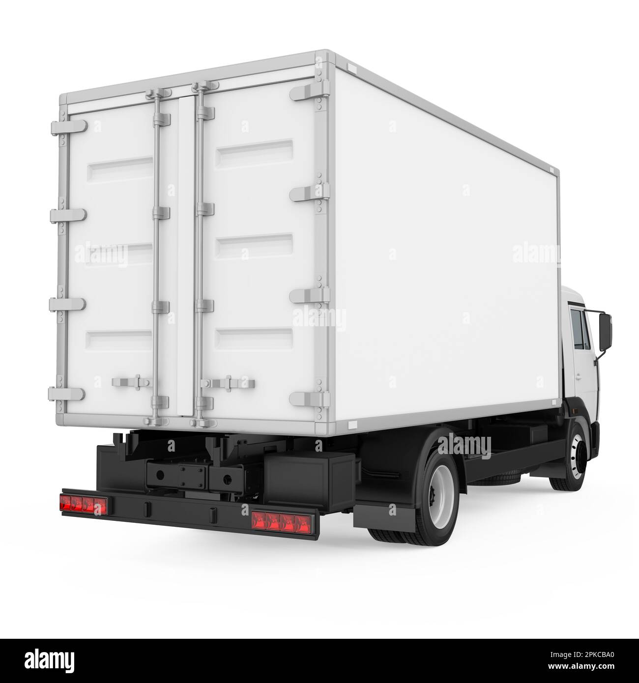 Delivery Van Isolated Stock Photo - Alamy