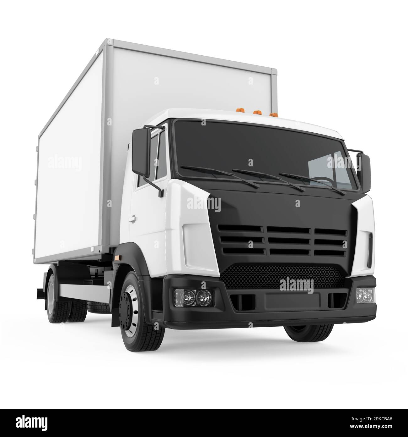 Delivery Van Isolated Stock Photo - Alamy