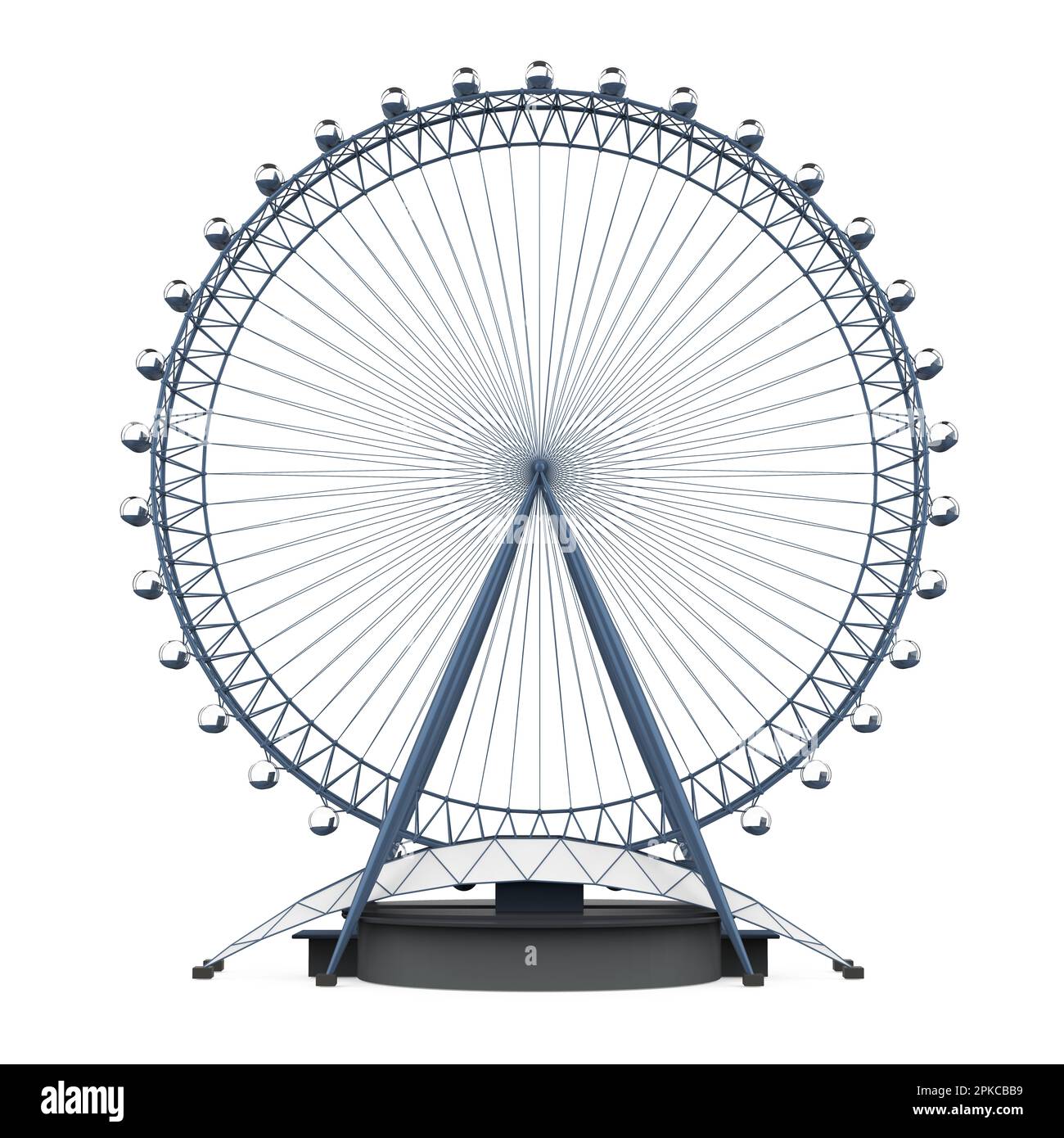Ferris Wheel Isolated Stock Photo - Alamy