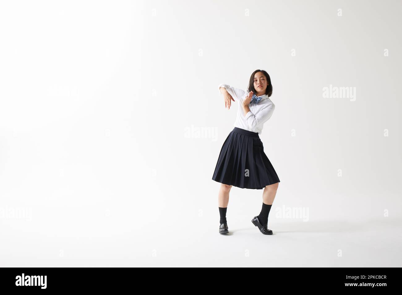 High school girls dancing Stock Photo - Alamy