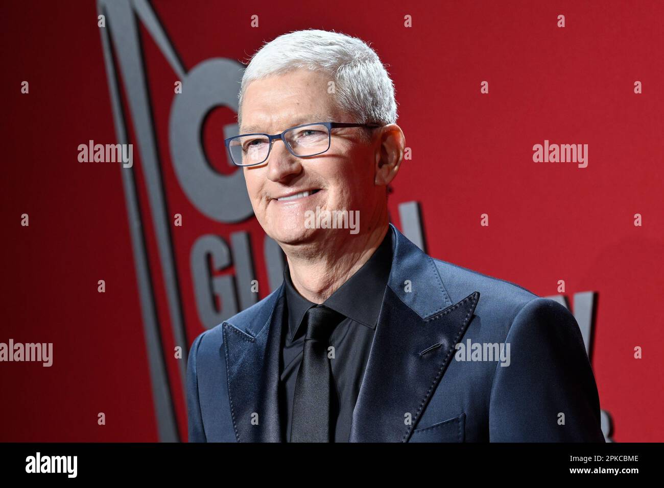 Tim Cook attends the GQ Global Creativity Awards at the Water Street ...