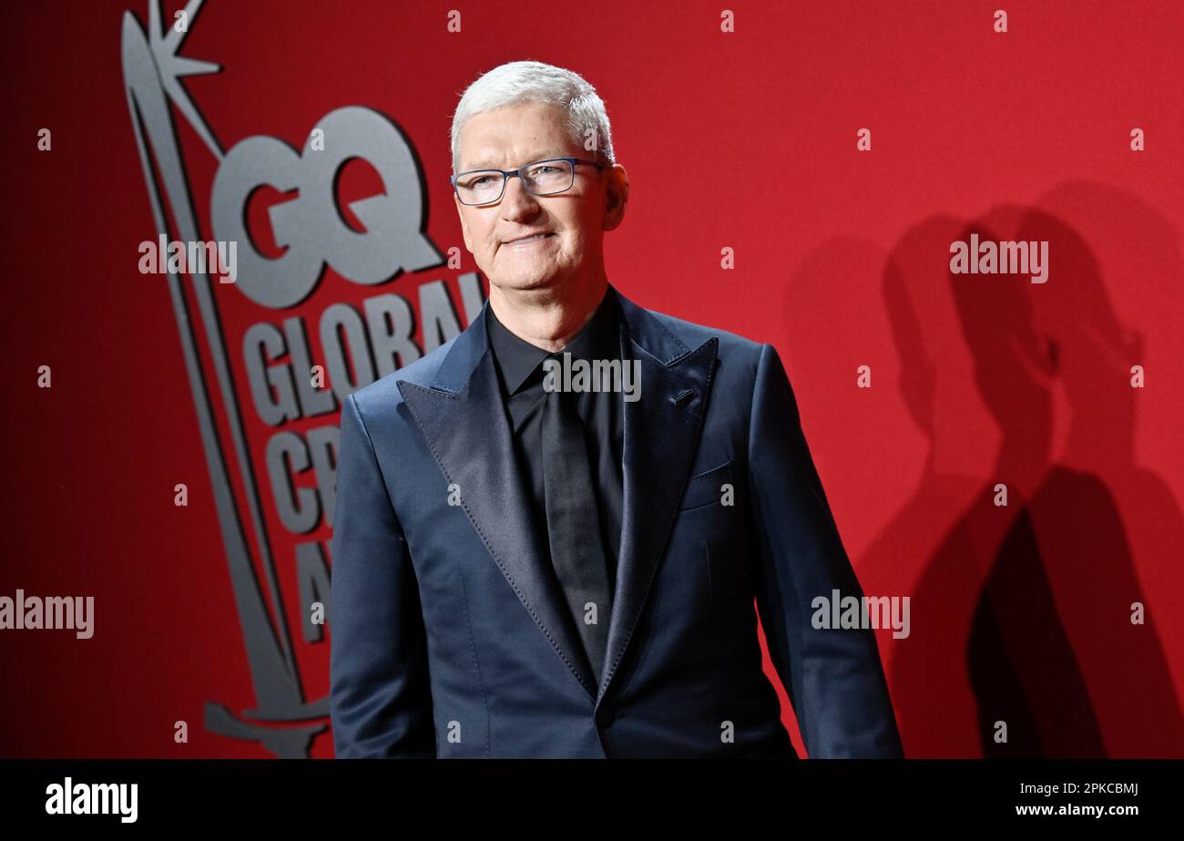 Tim Cook attends the GQ Global Creativity Awards at the Water Street ...
