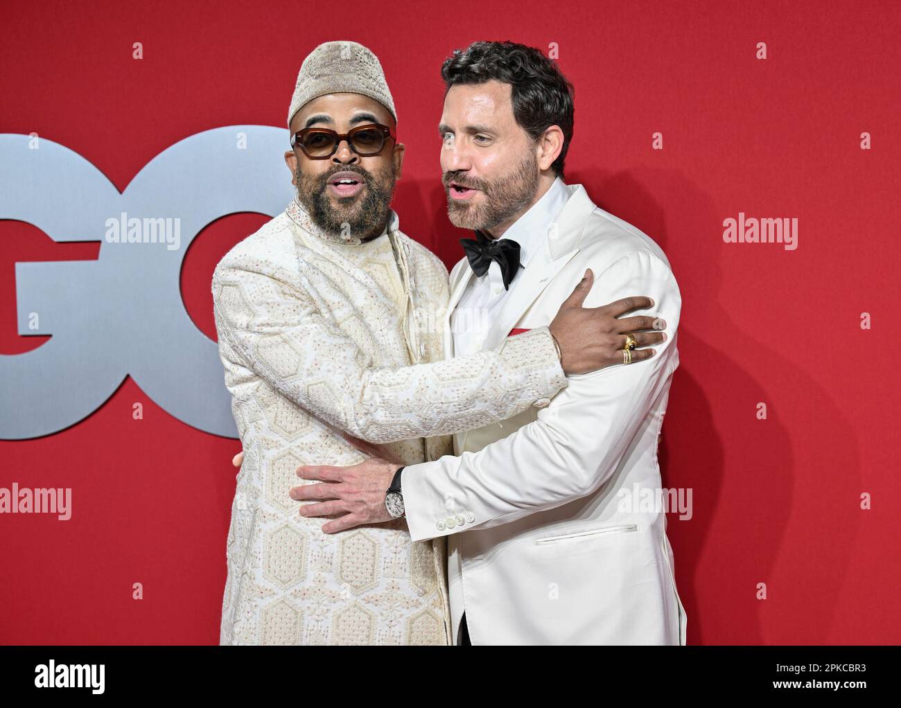 Mobolaji Dawodu, left, and Edgar Ramirez attend the GQ Global ...
