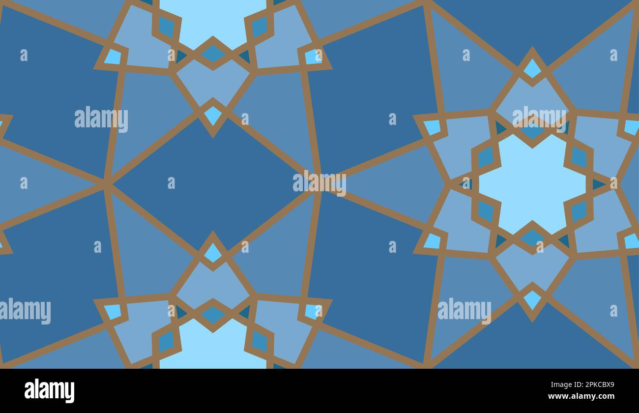 Arabic seamless girih pattern with classic islamic culture ornament ...