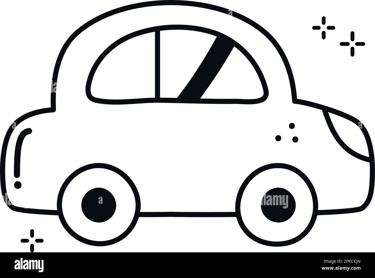 hand drawn car illustration Stock Vector Image & Art - Alamy