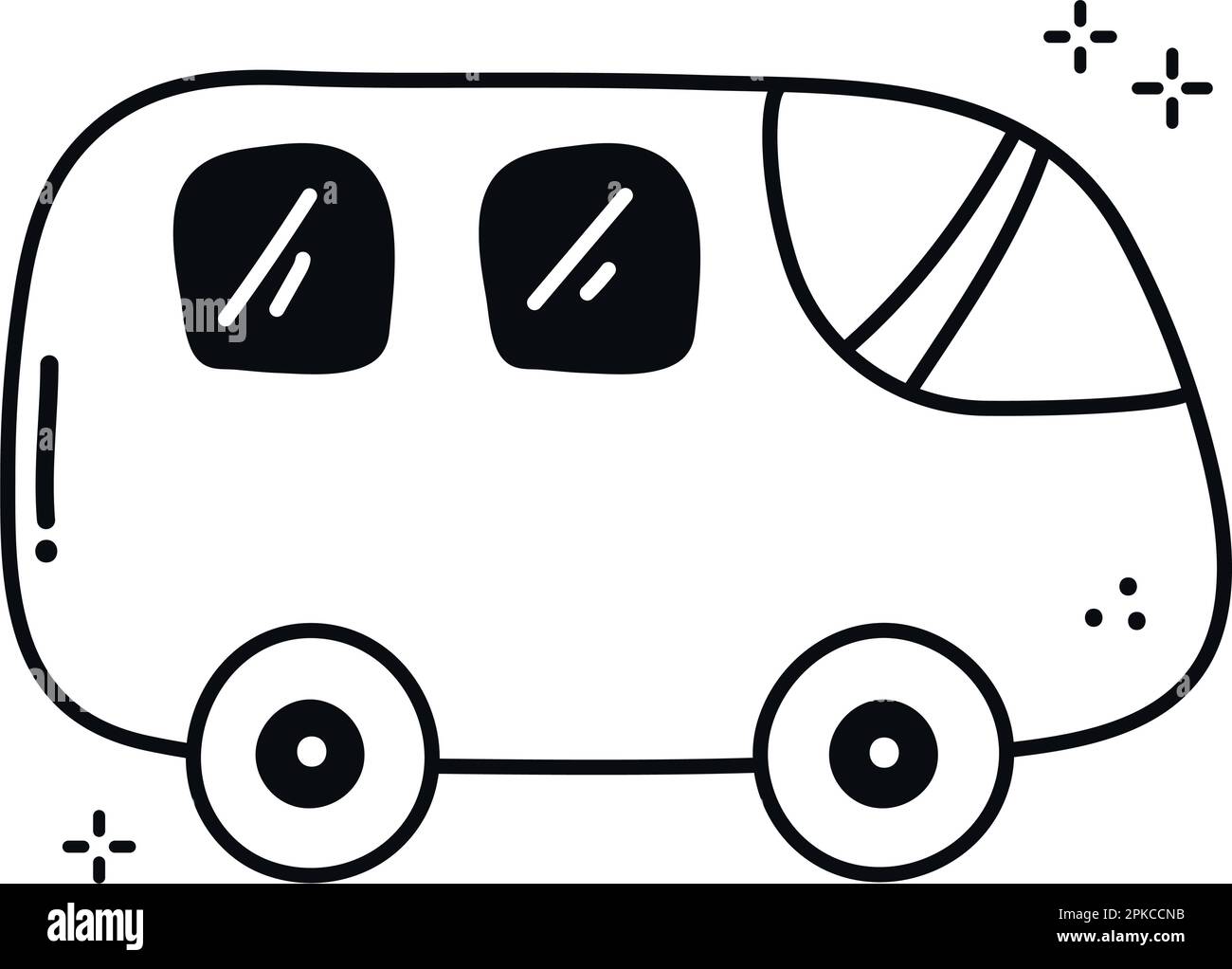 hand drawn bus Stock Vector Image & Art - Alamy