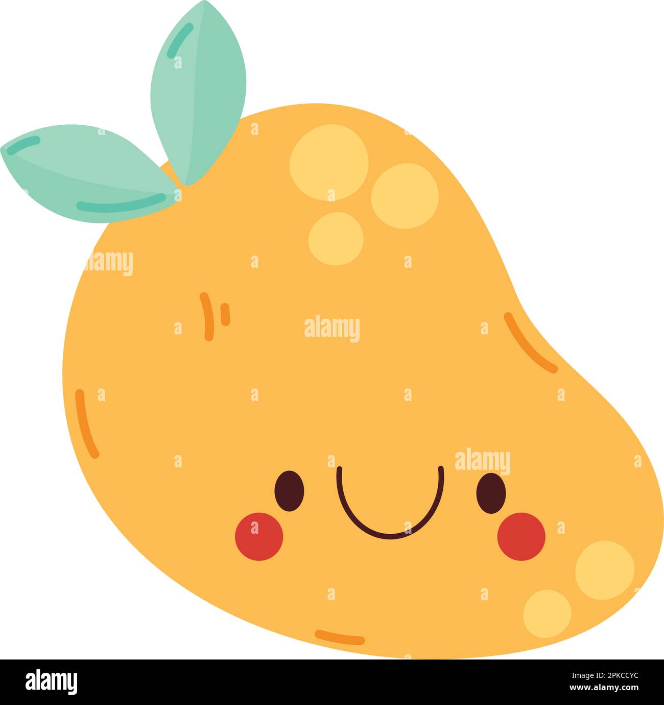 Mango kawaii Cut Out Stock Images & Pictures - Alamy