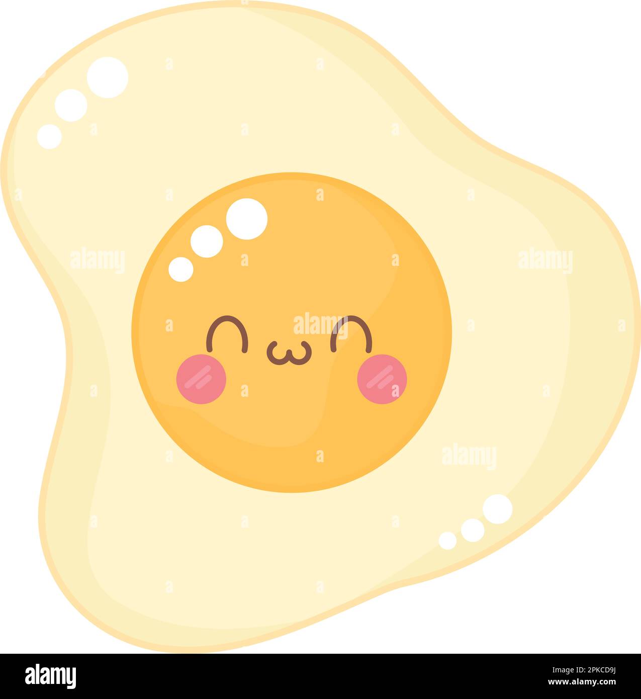 Kawaii breakfast food egg Cut Out Stock Images & Pictures - Alamy