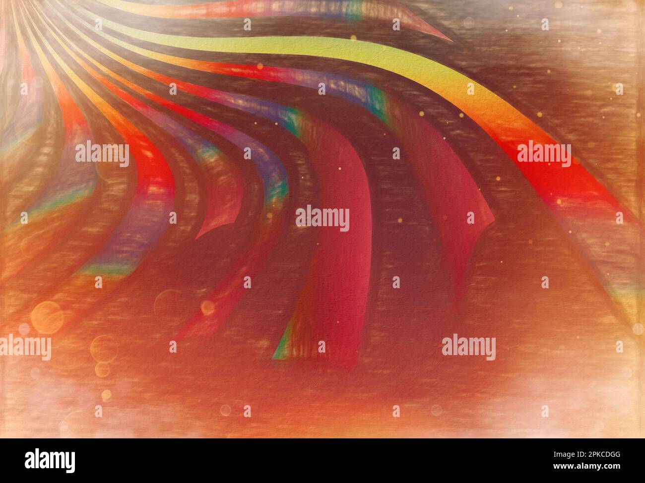 abstract background with stripes and lines bright yellow orange ...