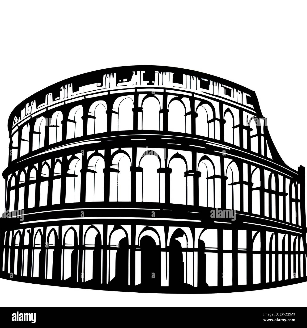 Roman colosseum historical Cut Out Stock Images & Pictures - Alamy