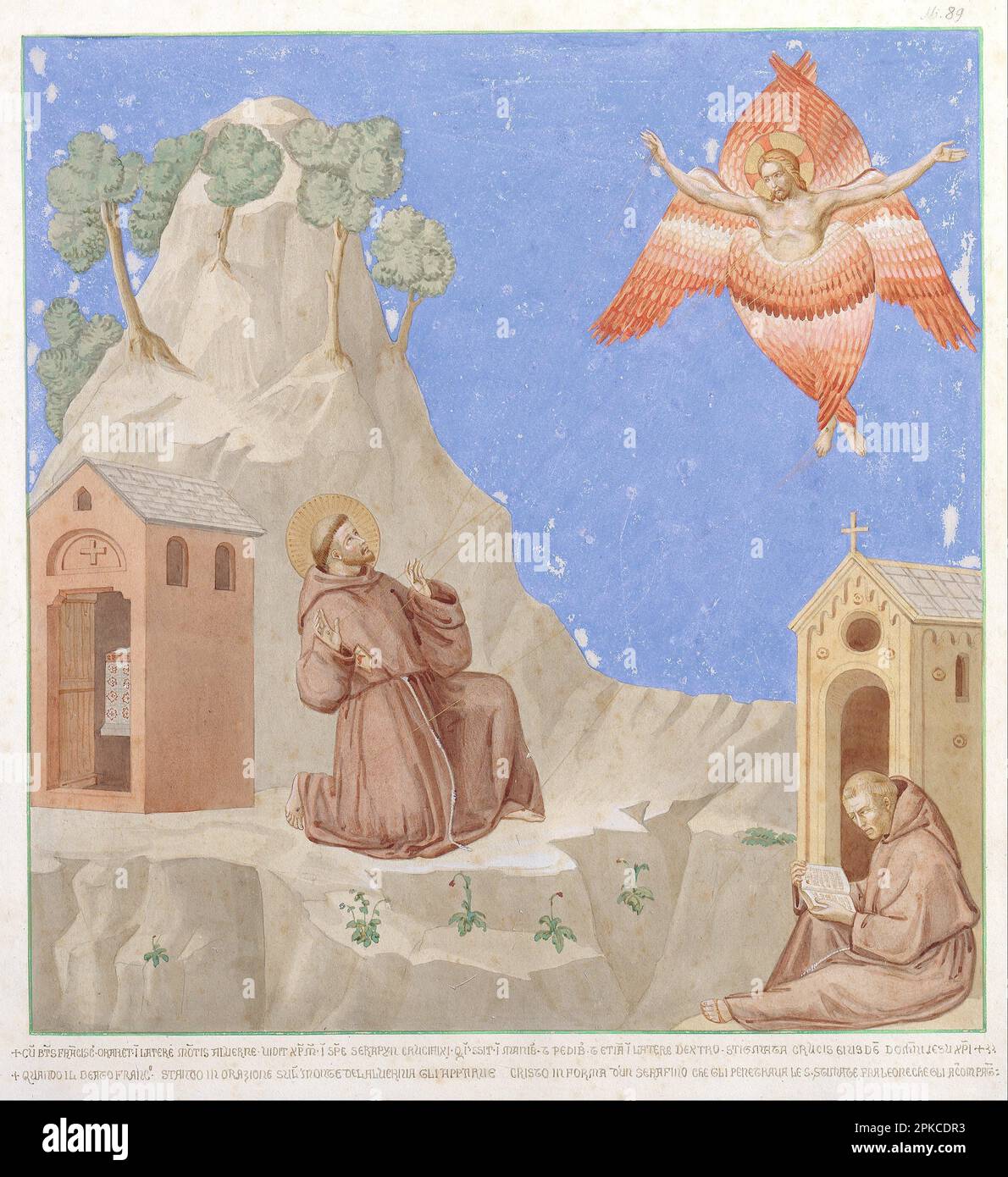 The Stigmatisation of Saint Francis 1808 by Johann Anton Ramboux Stock ...