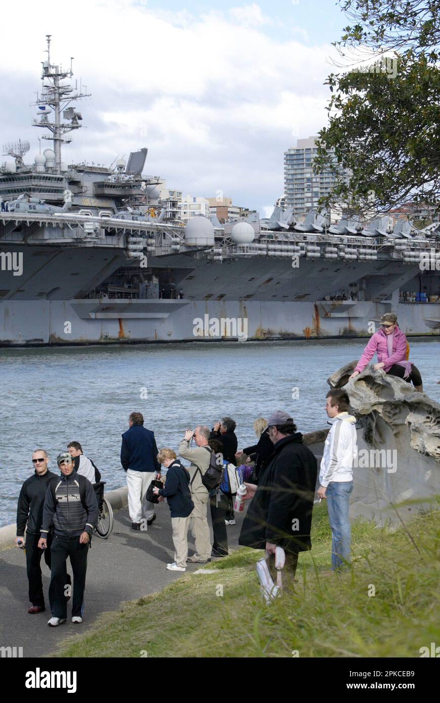Uss kitty hawk island hi-res stock photography and images - Alamy