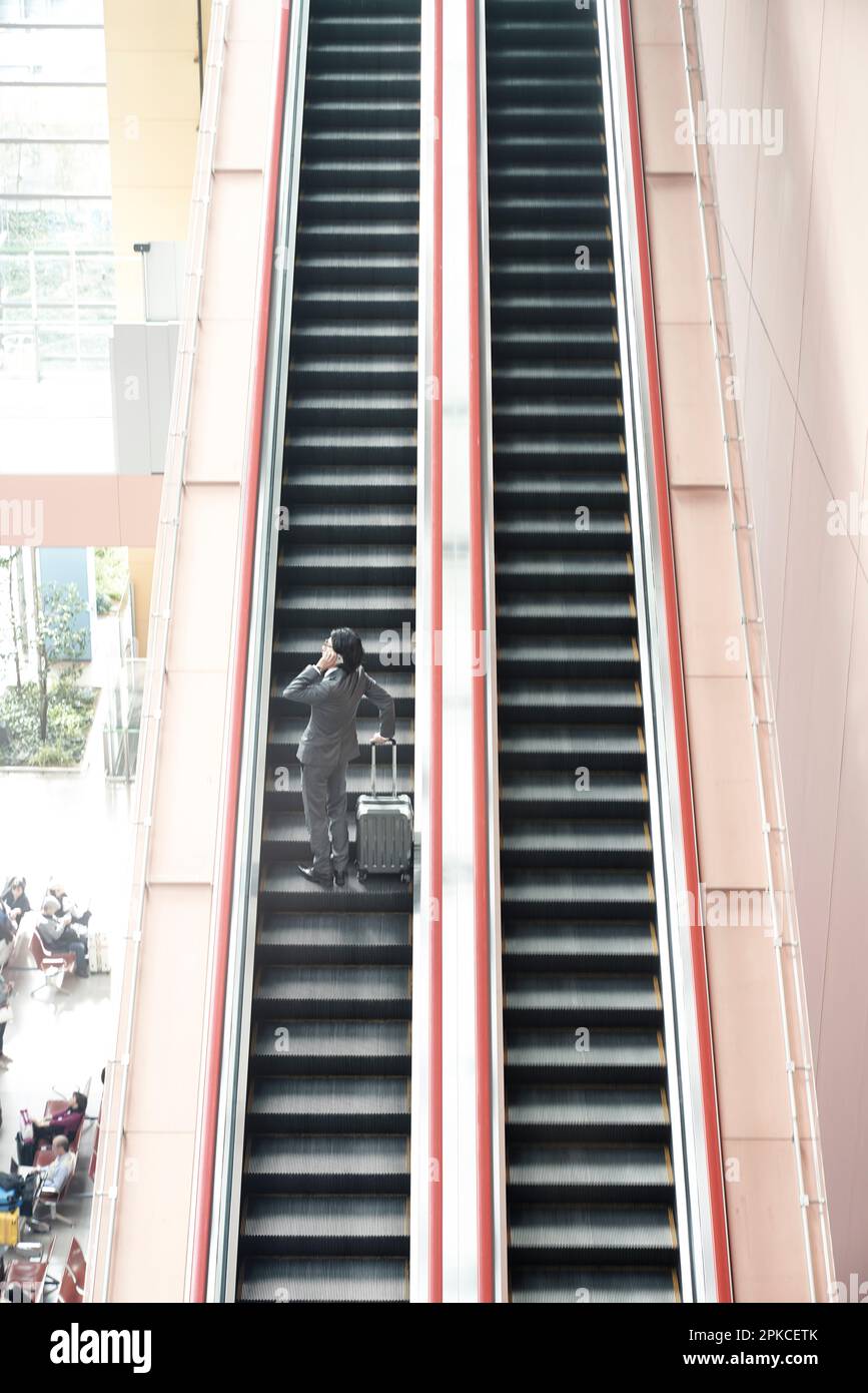 Person on stairs office hi-res stock photography and images - Alamy