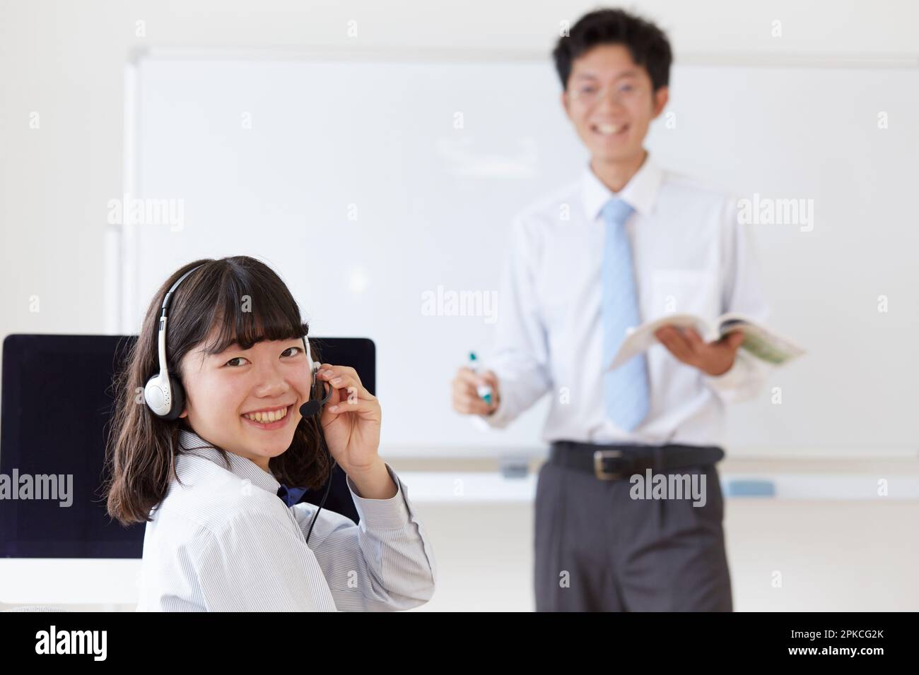 Japanese teen girl teacher hi-res stock photography and images - Alamy