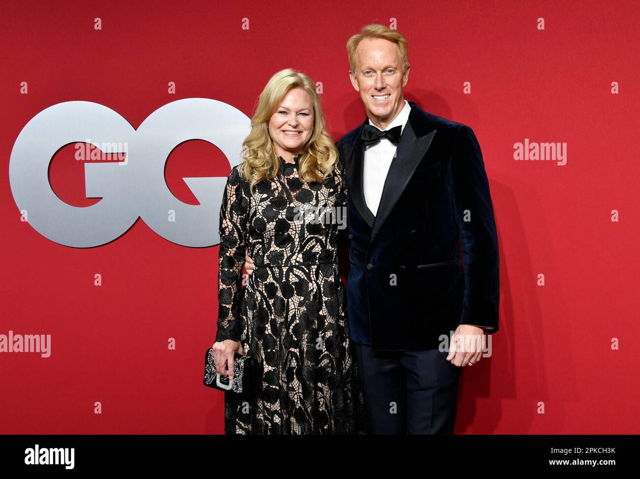 Condé Nast CEO Roger Lynch, right, and wife Cathleen Lynch attend the ...