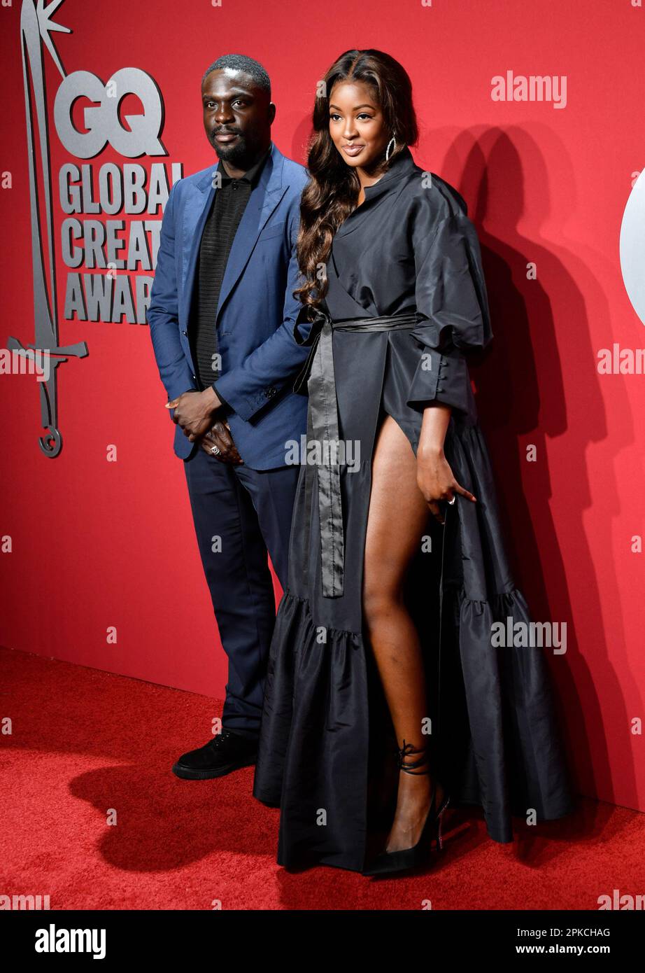 Idris Balogun, left, and Sira Kante attend the GQ Global Creativity Awards at the Water Street ...