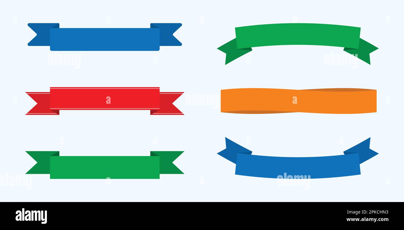 set of vector isolated label banner patti icon collection Stock Vector ...