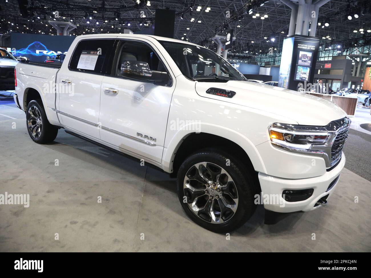 April 6, 2023, New York City, New York, USA: DODGE RAM 1500 LIMITED on ...