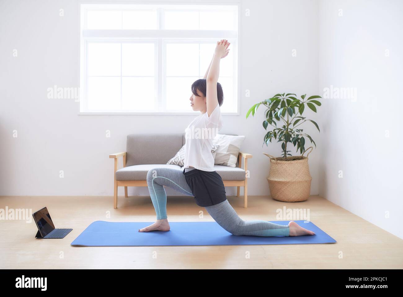 Pose laptop hi-res stock photography and images - Alamy