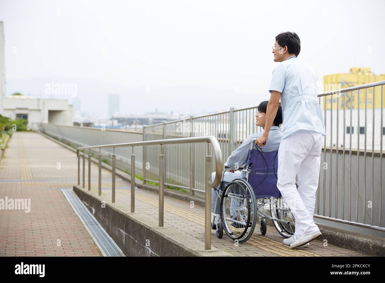 Wheelchair ramp hospital hi-res stock photography and images - Alamy