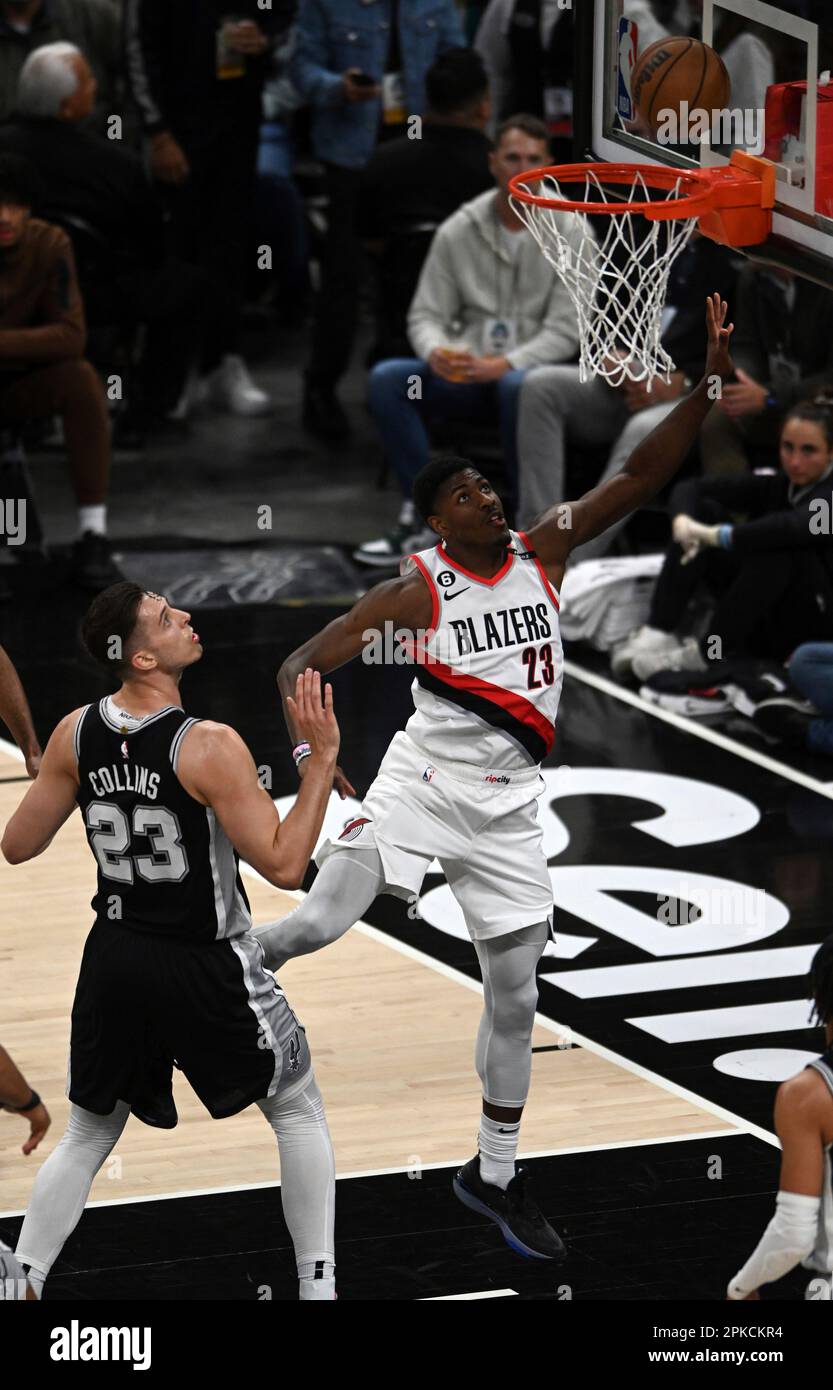 AUSTIN, TX - APRIL 06: Portland Trailblazers forward Jeenathan Williams ...