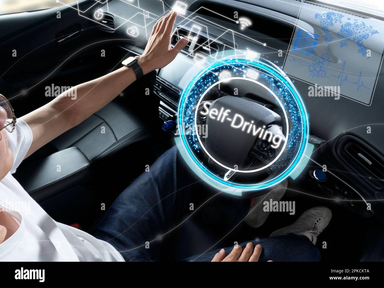 Network self driving hi-res stock photography and images - Alamy