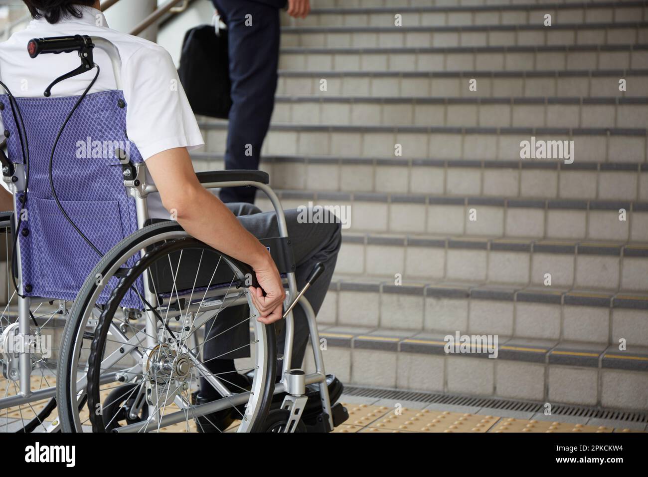 Man in front stairs hi-res stock photography and images - Alamy