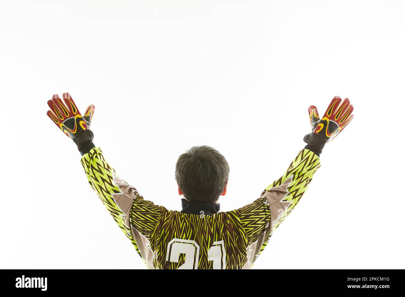 Soccer goalkeeper hands hi-res stock photography and images - Alamy