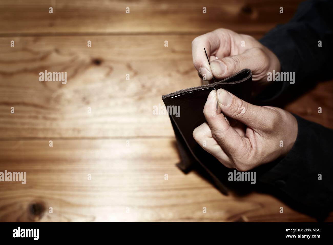 Making leather goods hi-res stock photography and images - Alamy