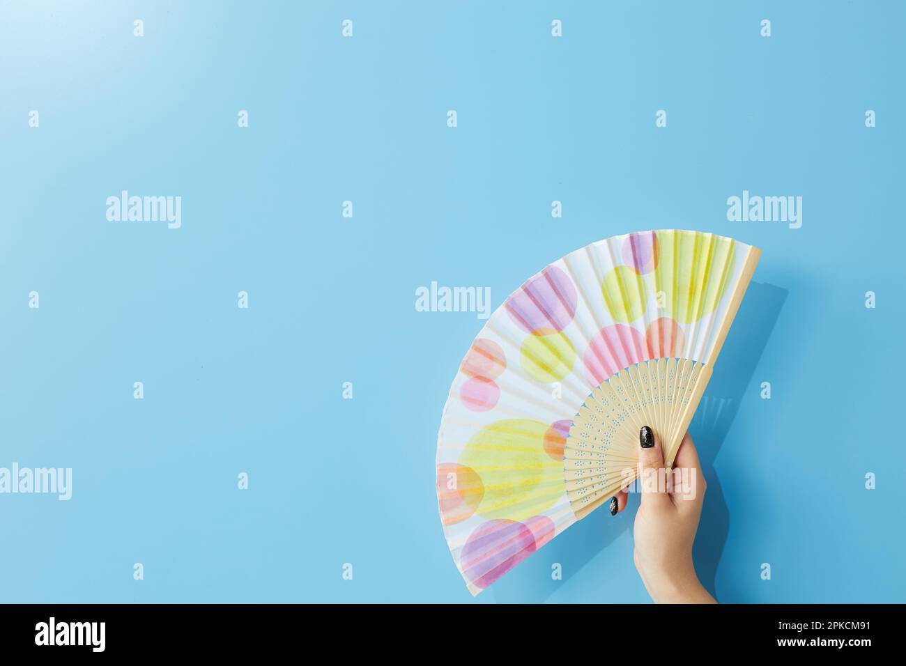 Light blue fan hi-res stock photography and images - Alamy