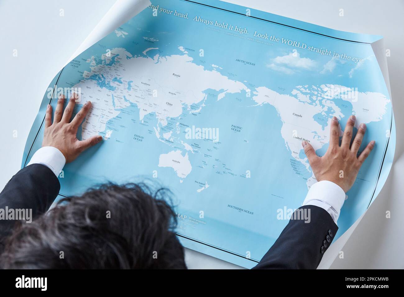 Spreading map hi-res stock photography and images - Alamy