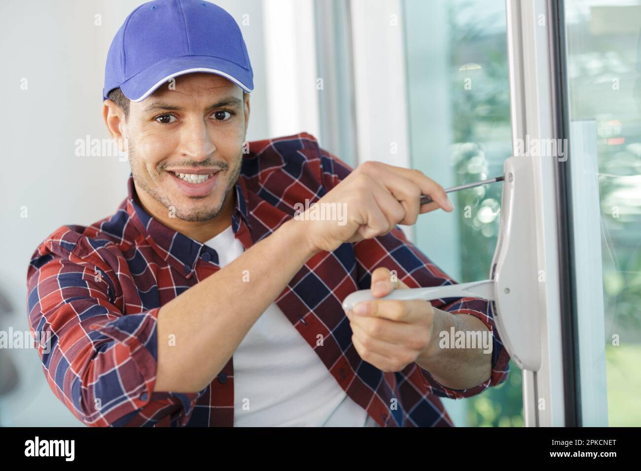 Door pusher hi-res stock photography and images - Alamy
