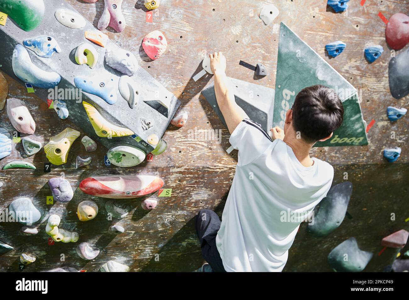 Bouldering technique hi-res stock photography and images - Alamy