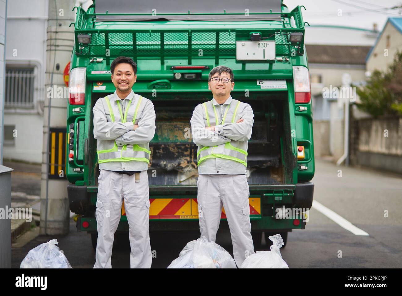 Worker crossing hi-res stock photography and images - Alamy