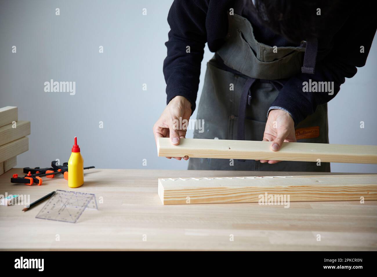 Man doing diy hi-res stock photography and images - Alamy