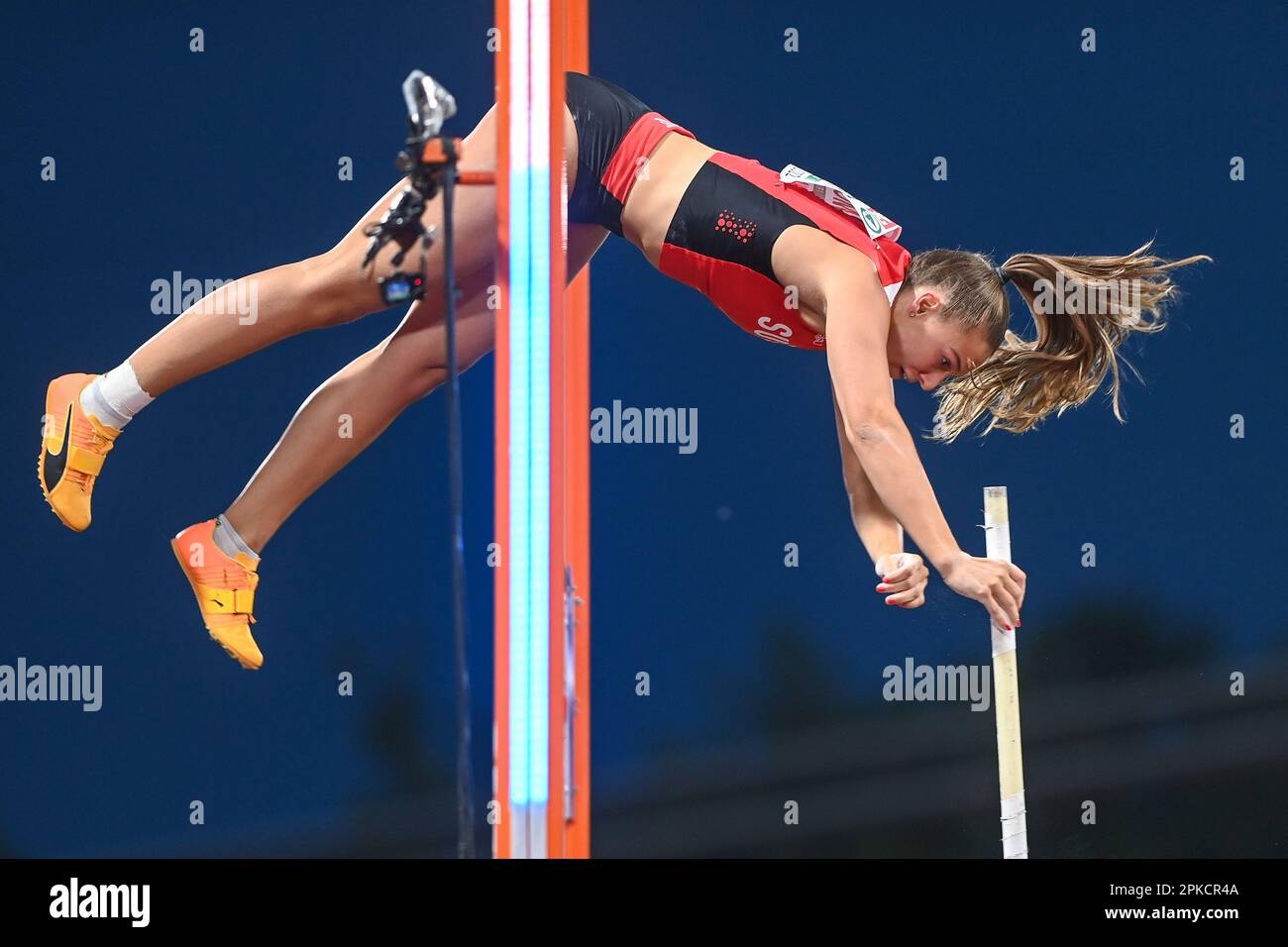 Angelica Moser (Switzerland). Pole vault women. European Championships ...