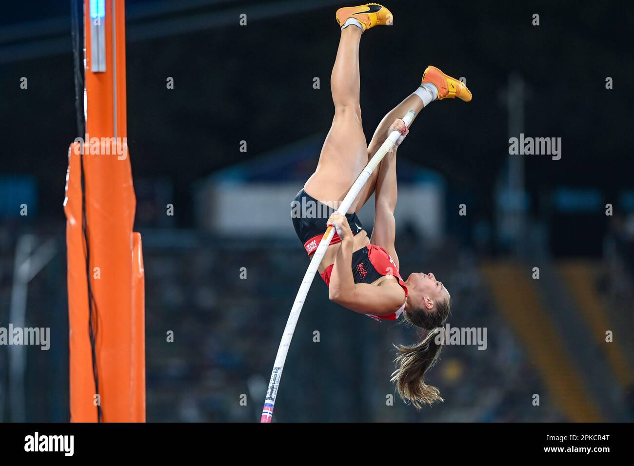 Angelica Moser (Switzerland). Pole vault women. European Championships ...