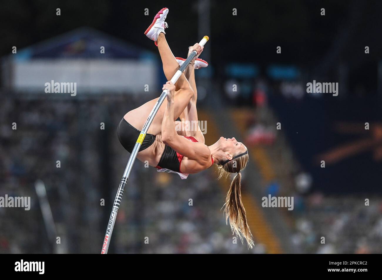 Caroline Bonde Holm (Denmark). Pole vault women. European Championships ...