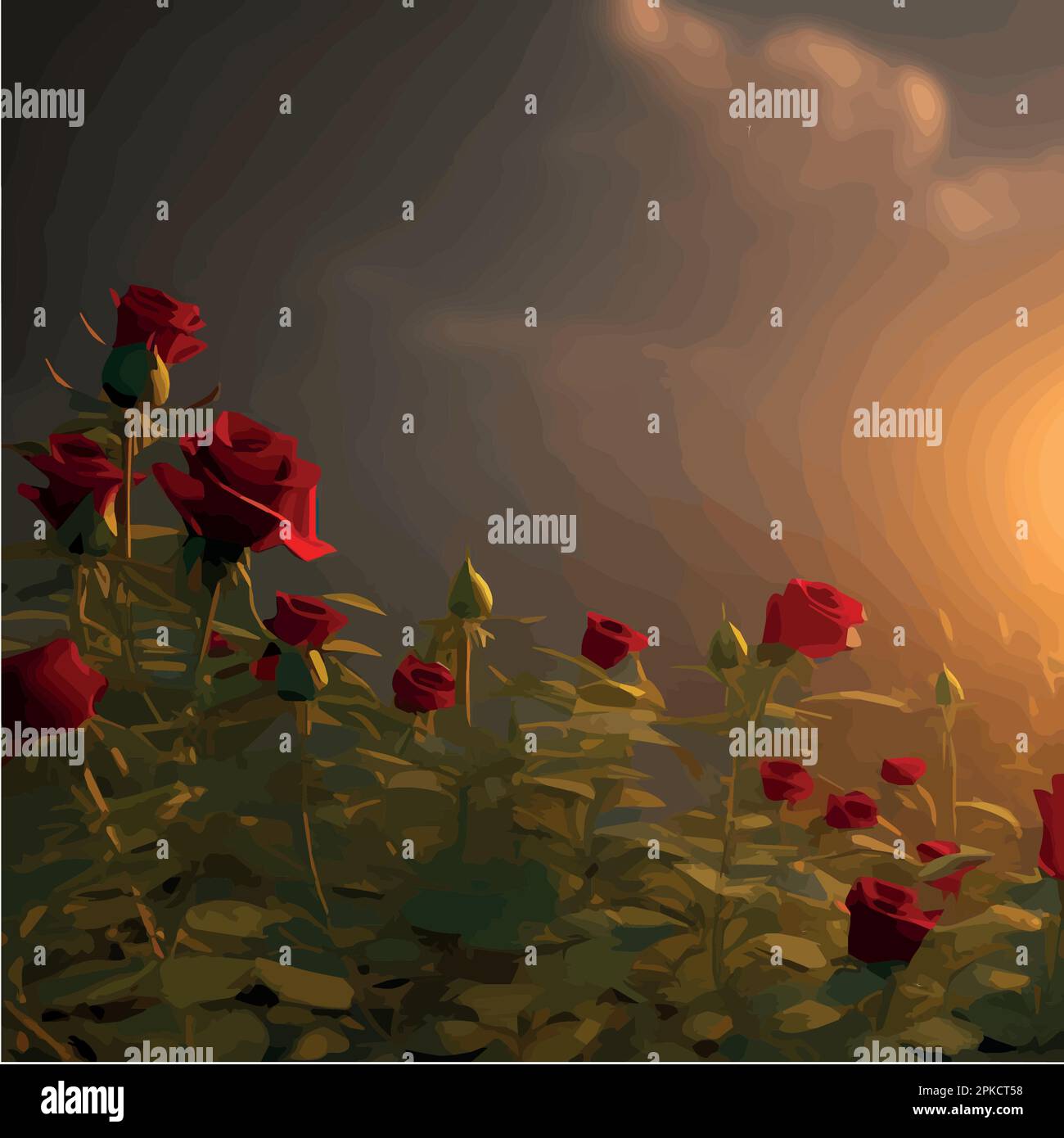 County flower Stock Vector Images - Alamy