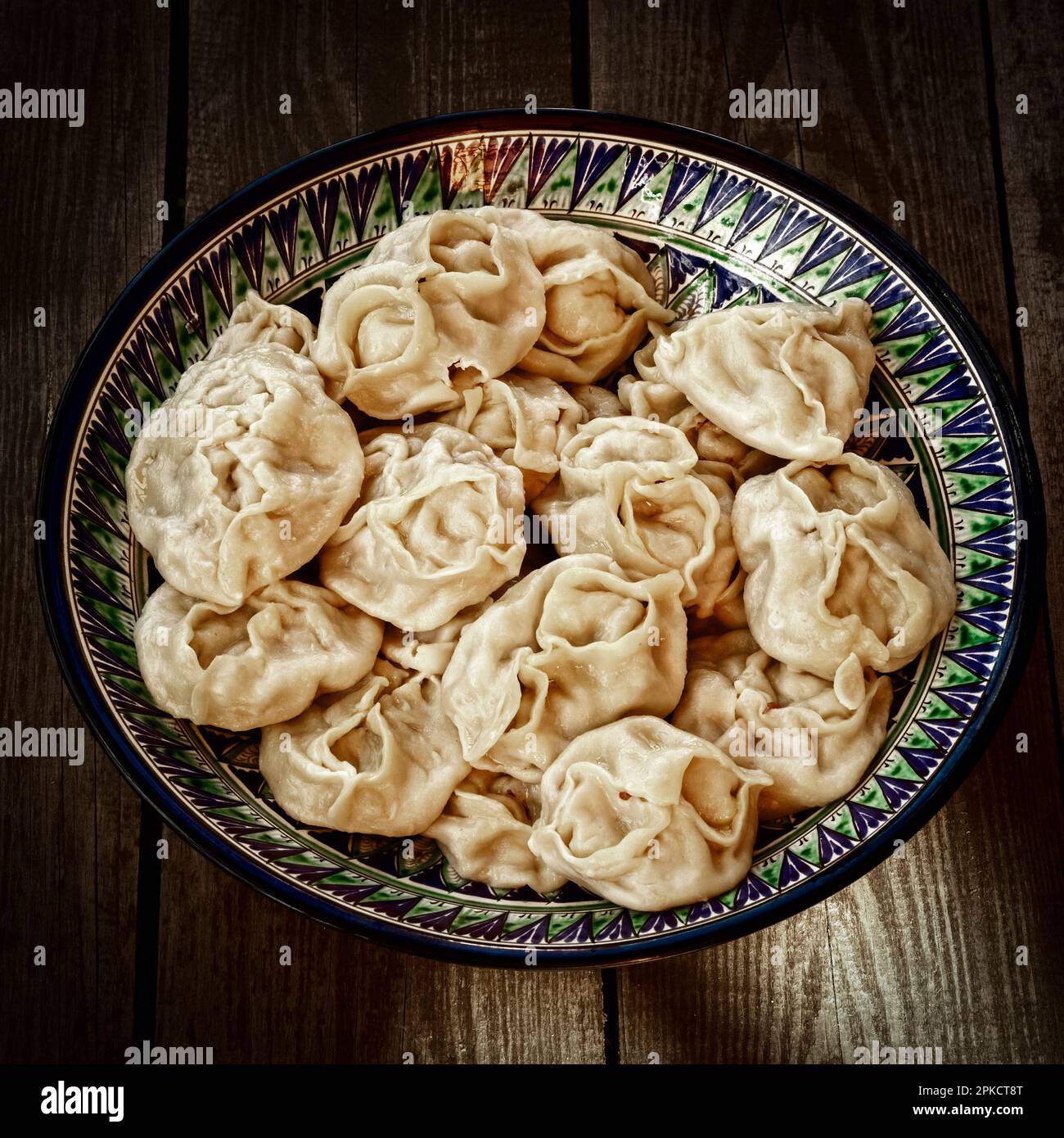 Top view boiled manti hi-res stock photography and images - Alamy
