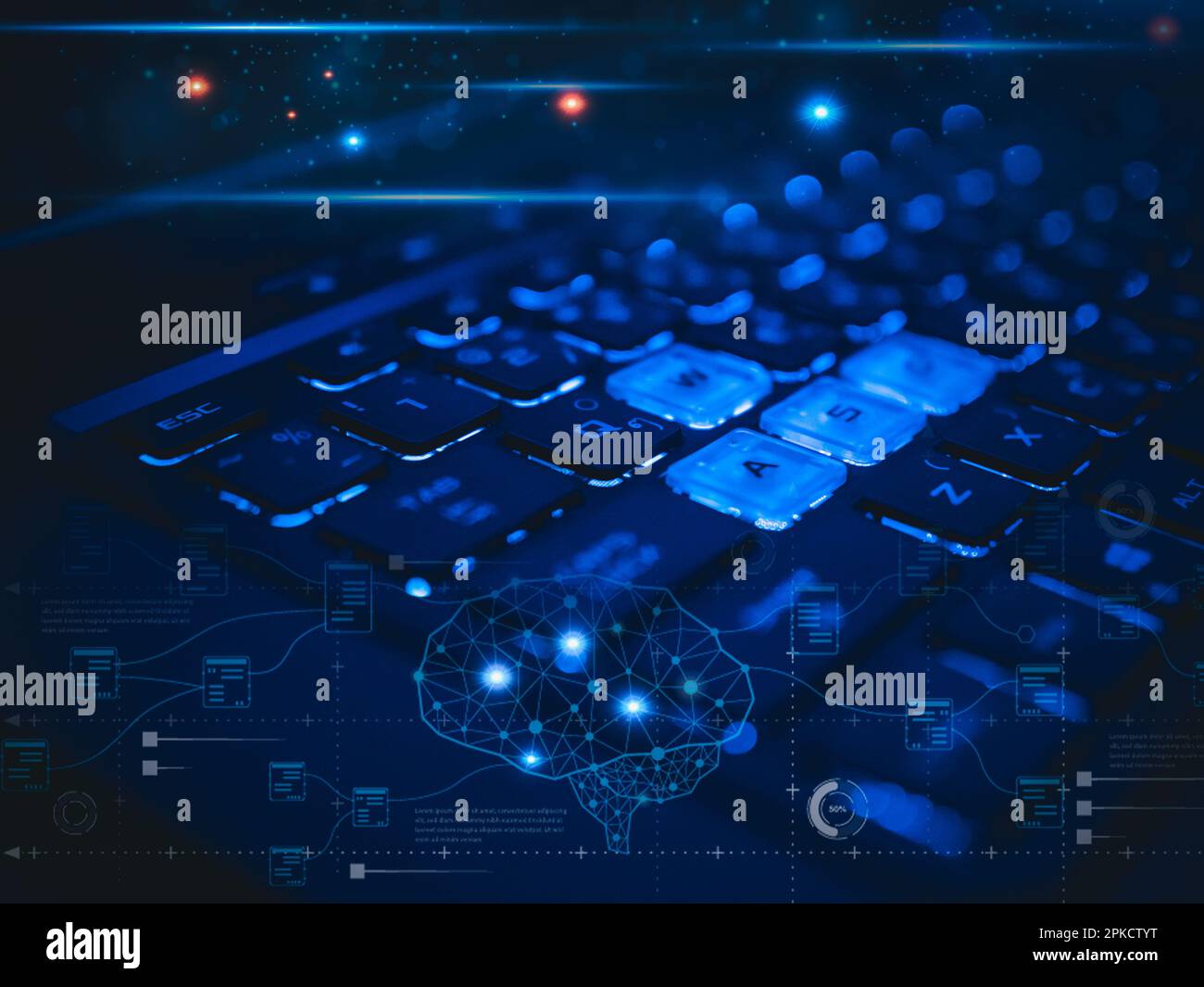 Computer keyboard and internet access icon template. Represents the ...