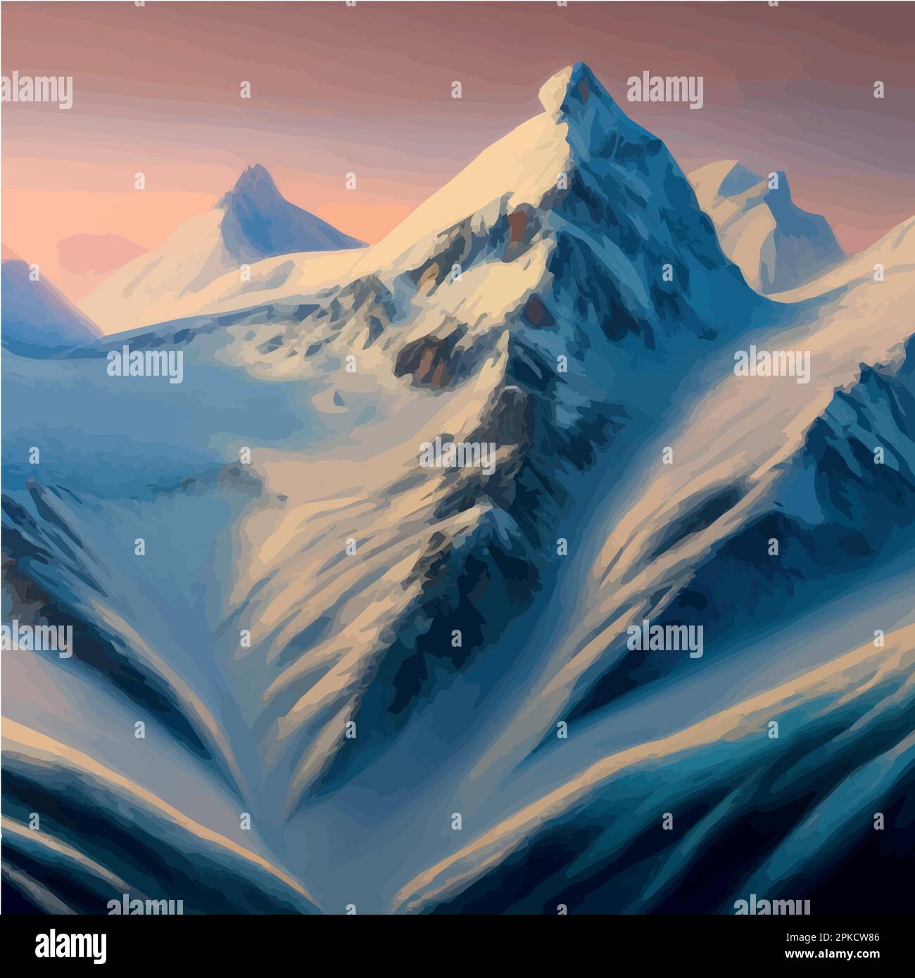 Alpin view Stock Vector Images - Alamy