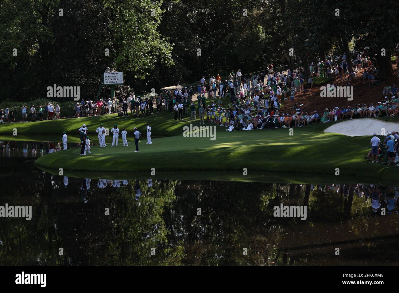 General view of the par 3 tournament prior the 2023 Masters golf ...