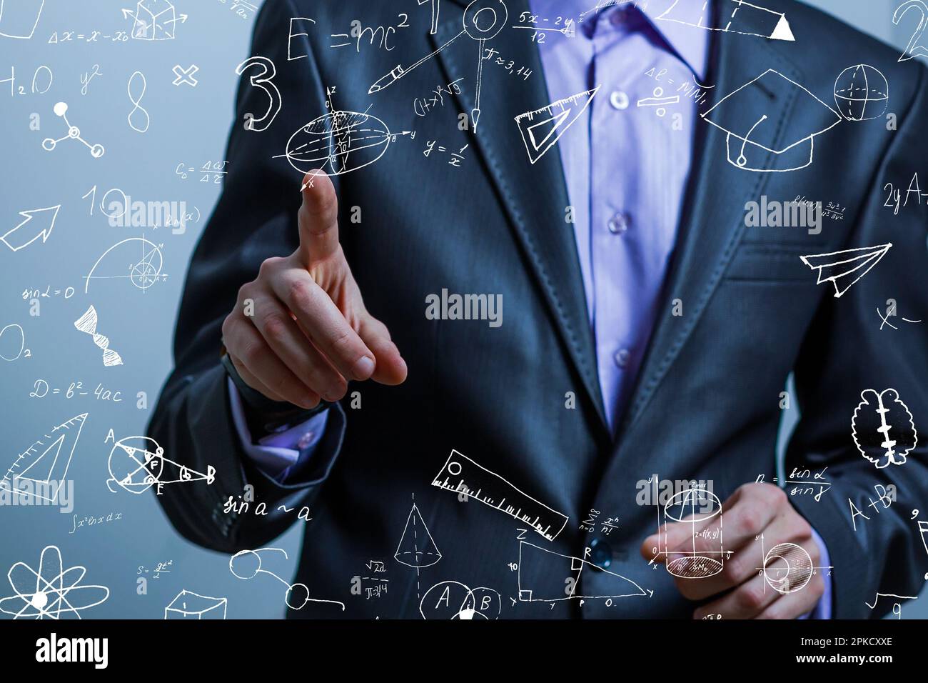 mathematics formulas, high education concept Stock Photo - Alamy
