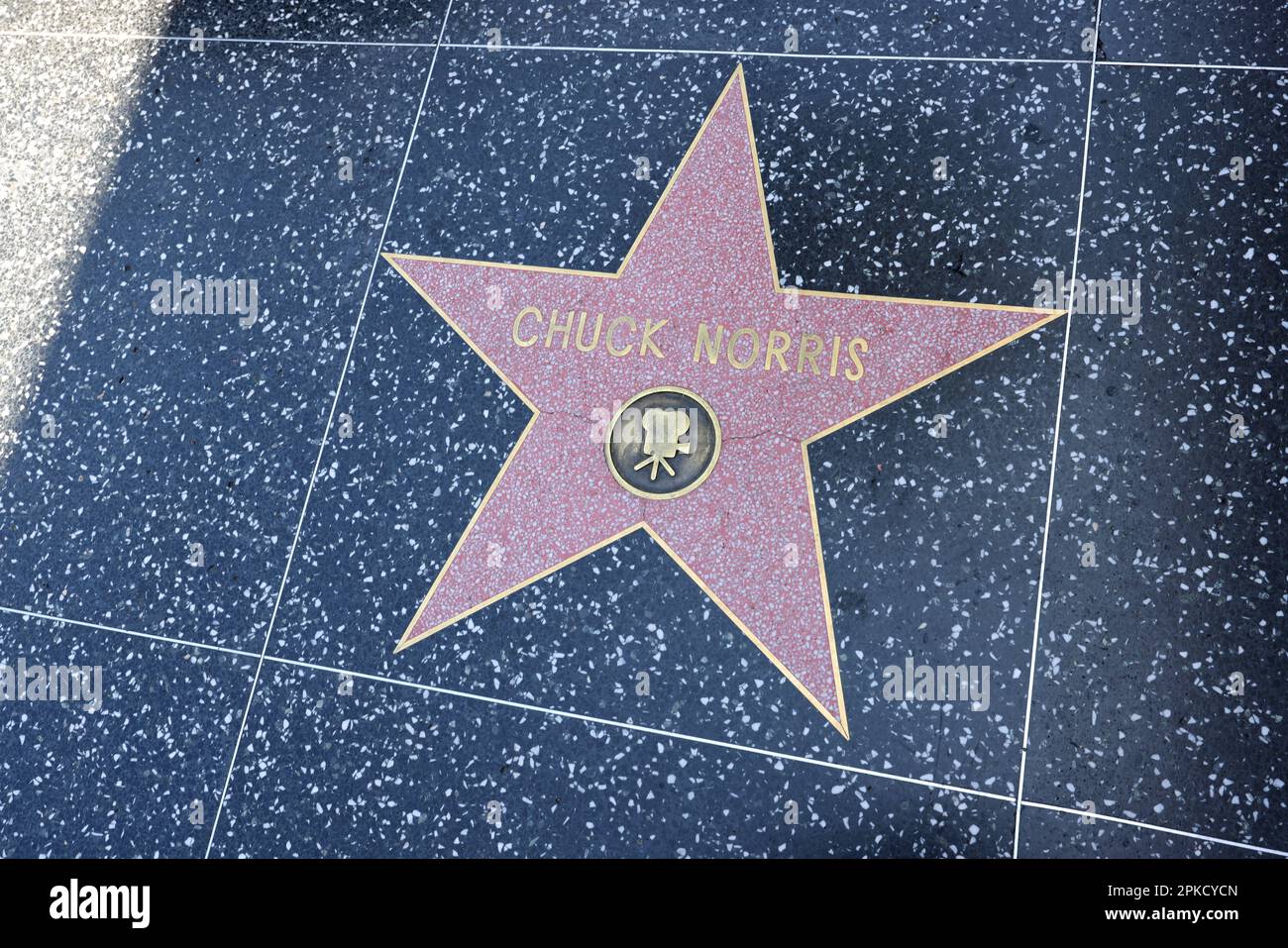 General views of the Hollywood Stars Walk of Fame, Hollywood Boulevard ...