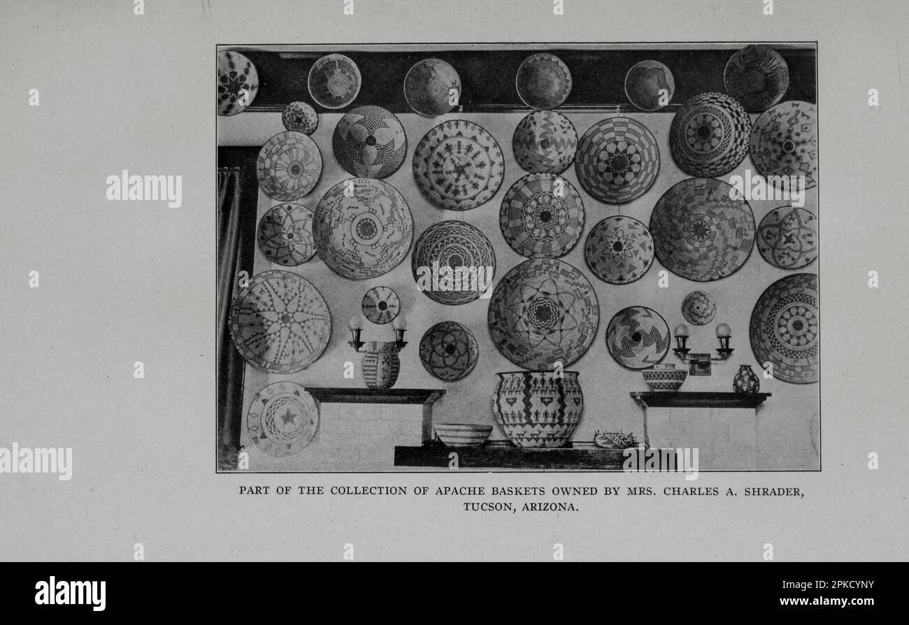 Part of the Collection of Apache Baskets Owned by Mrs. Charles A ...