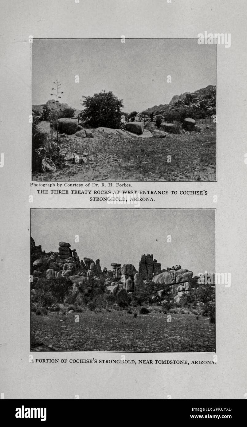 The Three Treaty Rocks at West Entrance to Cochise's Stronghold ...