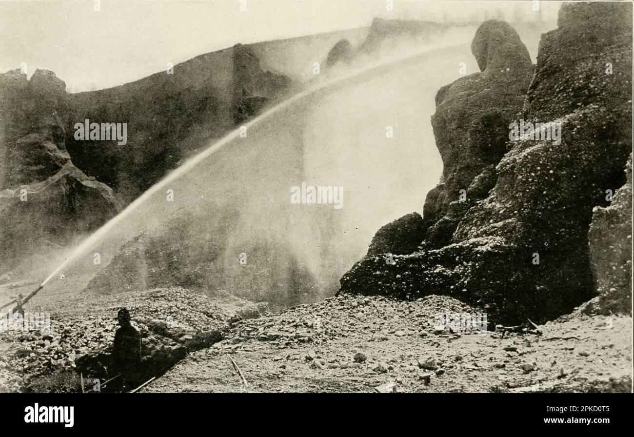 Hydraulicking from the book ' Alaska, our beautiful northland of ...