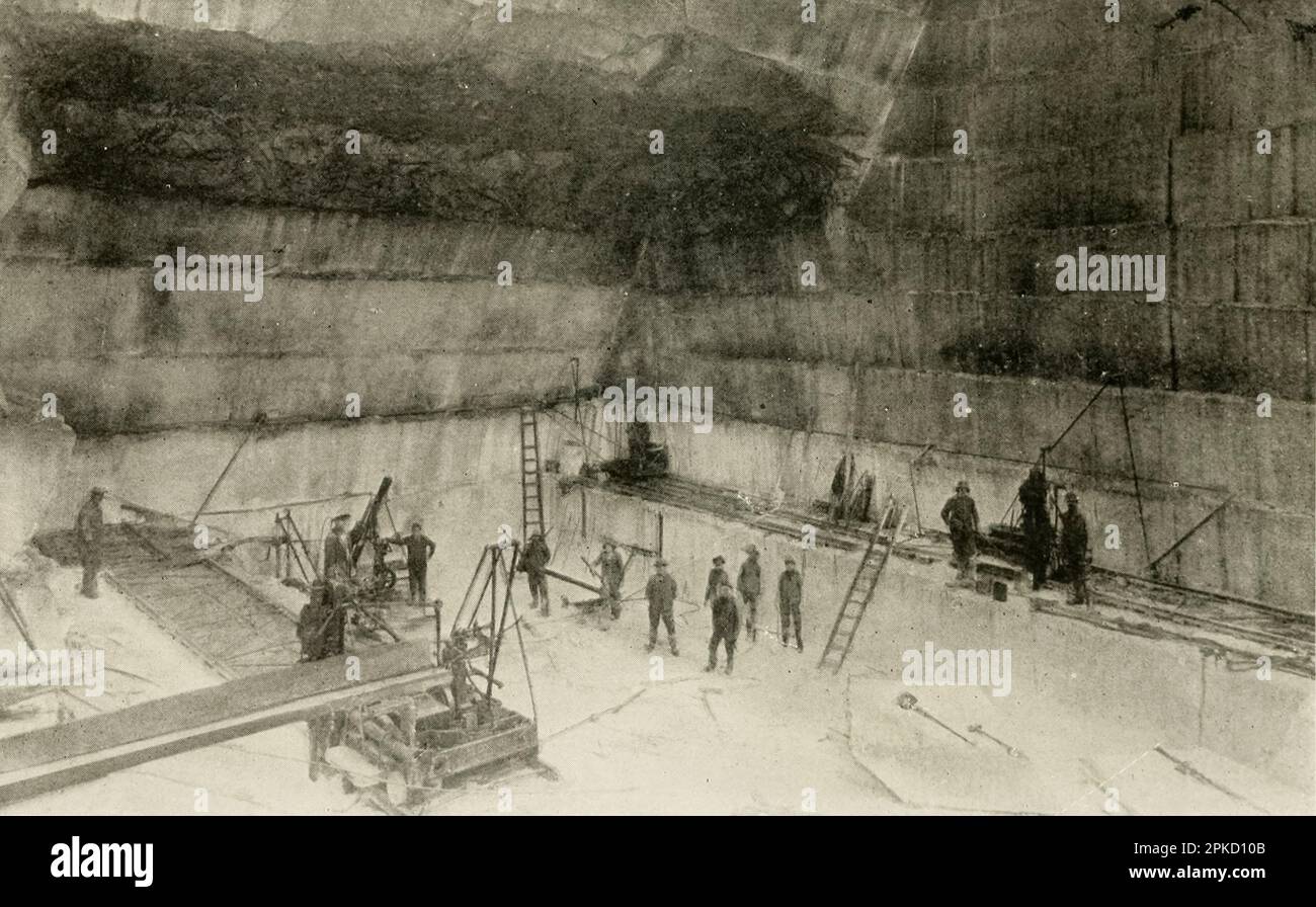 A Marble Quarry from the book ' Alaska, our beautiful northland of ...