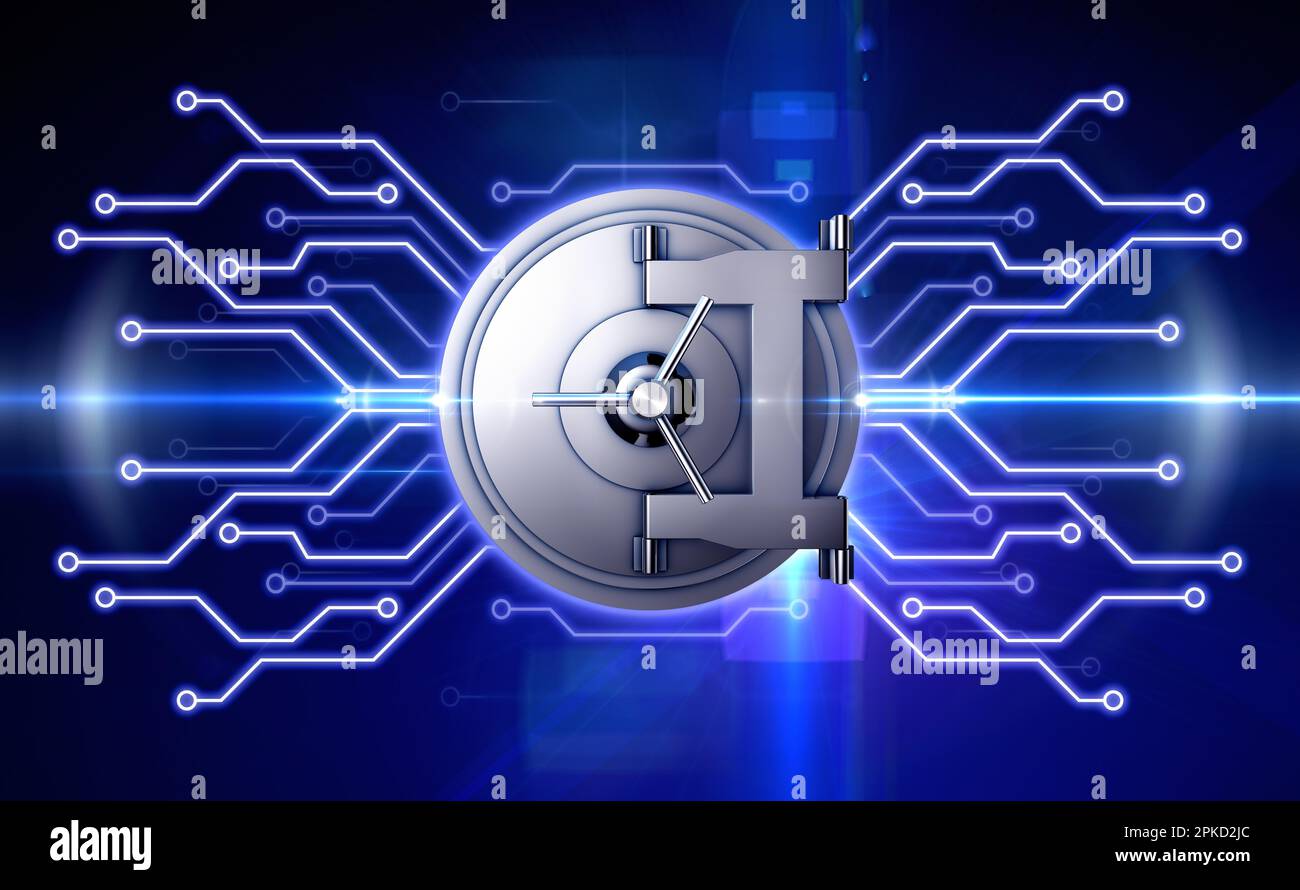 3D illustration of a firewall concept Stock Photo - Alamy